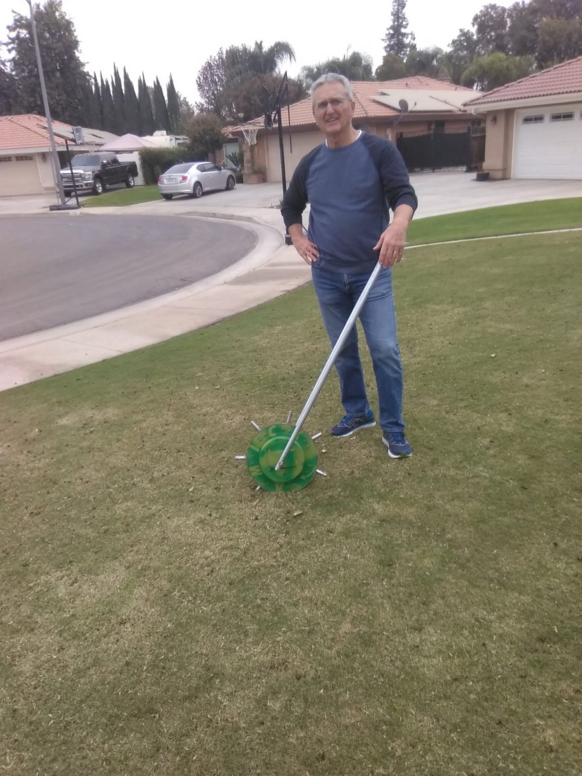Rolling Lawn Aerator | Lawn Aerator Machine | Amick Rollaerator